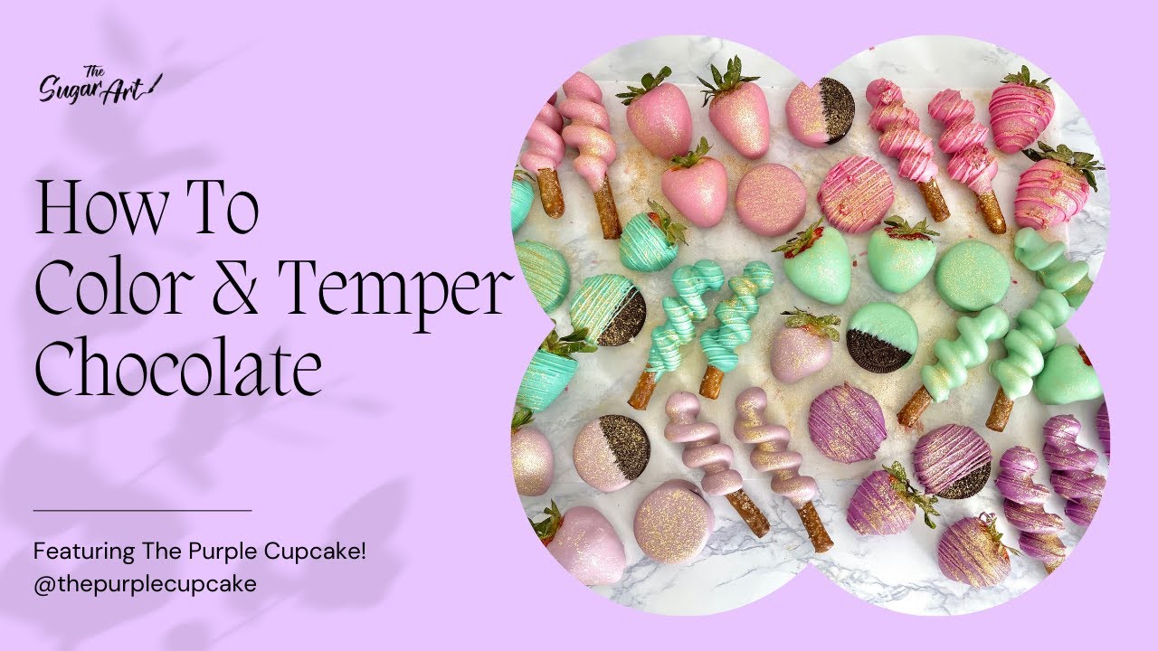 How To Color & Temper Chocolate! - YouTube