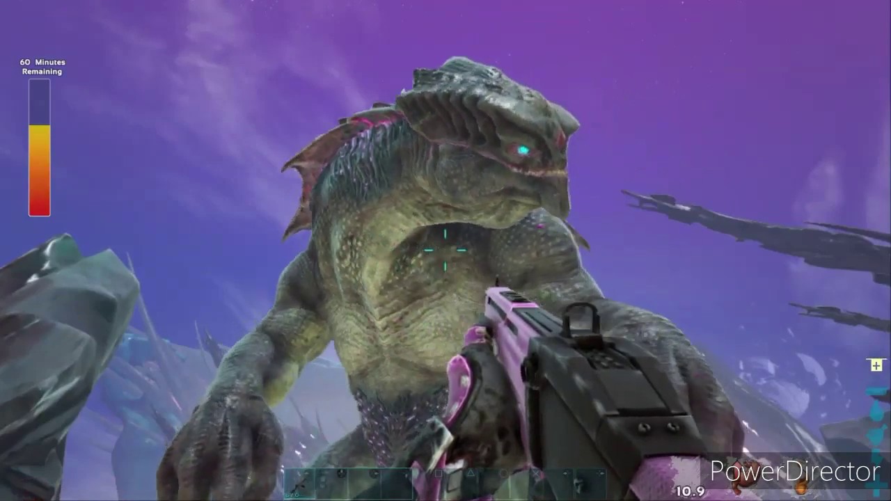 Ark survival evolved King Titan Battle - YouTube