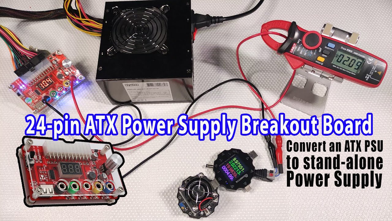 ZYX-24P5W ATX Power Supply Breakout Board Module | In-depth Output ...