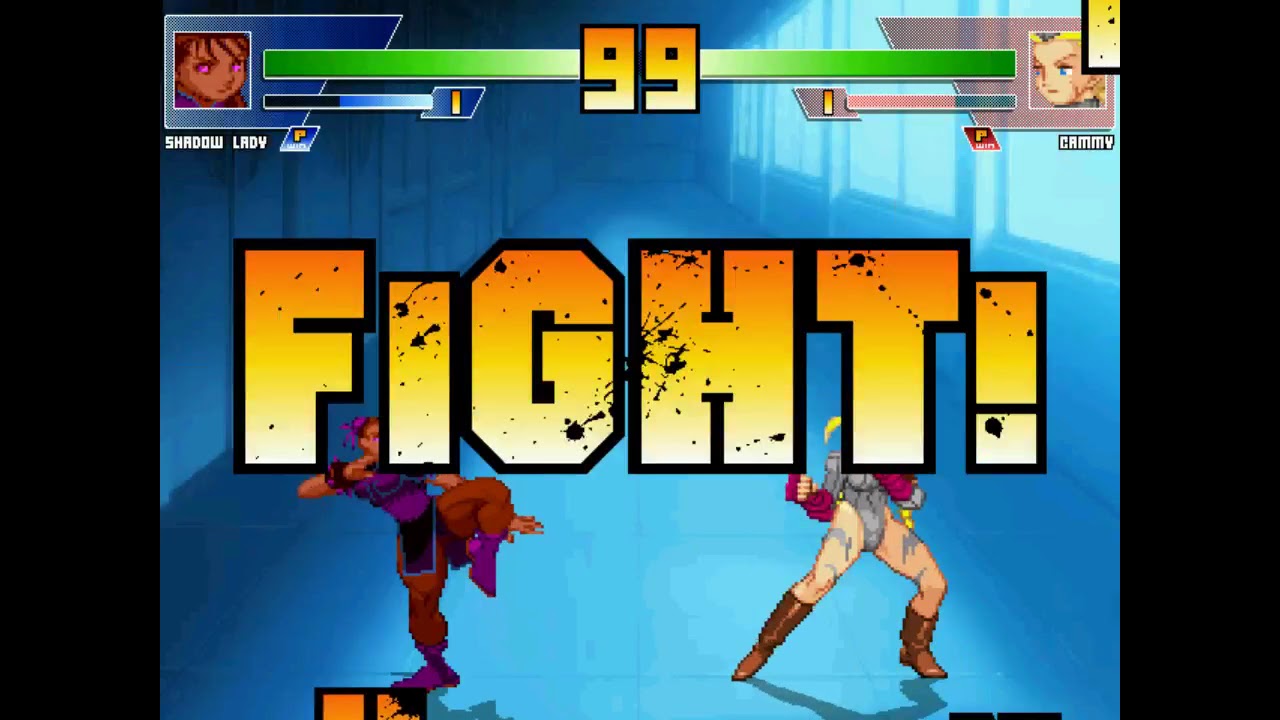 Wailordlover Mugen Request Battle - Shadow Lady VS Cammy - YouTube