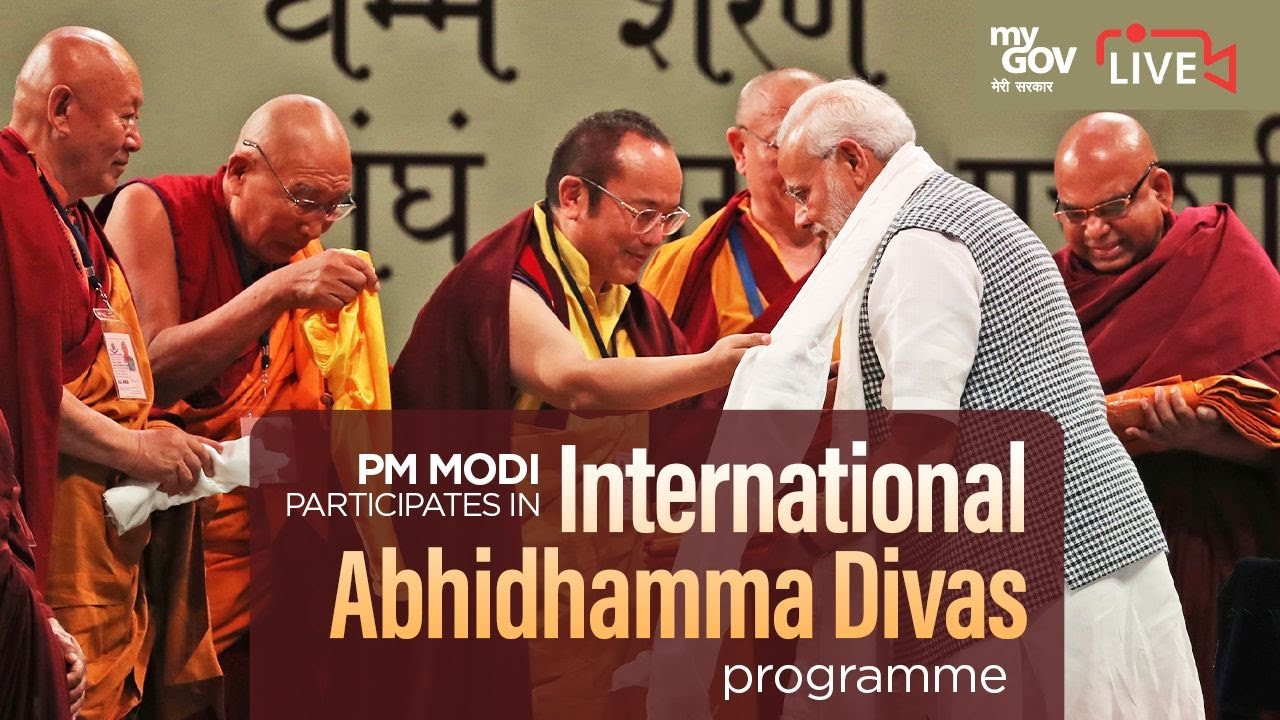 LIVE: PM Modi participates in International Abhidhamma Divas programme ...
