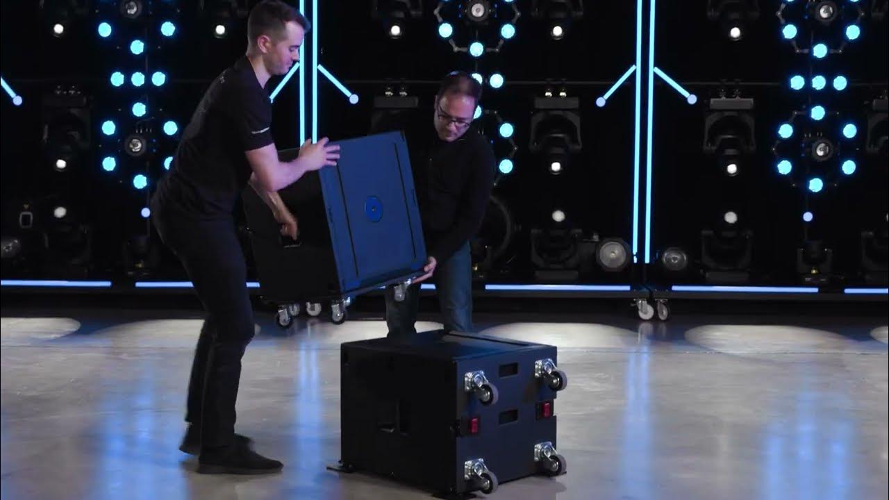 JBL Pro VTX A6 Line Array & B15 Subwoofers: Groundstacking Guide - YouTube