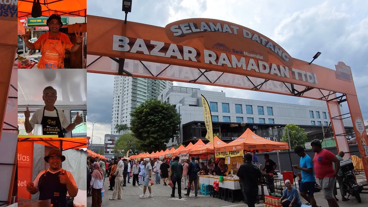 Ramadan Bazaar Vlog 2: TTDI | The Best Malaysian Street Food 🥘🍜 | 📍 ...