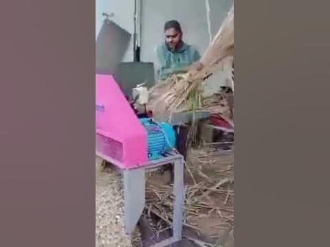 new Sukha chara kaatne wali machine - YouTube