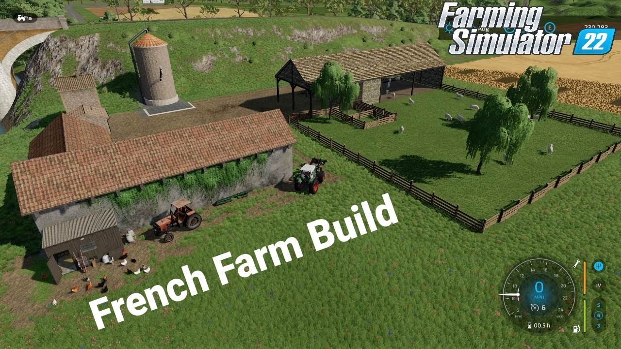 SMALL FRENCH STYLE FARM BUILD - Haut Beyleron - FS22 Timelapse Farm ...