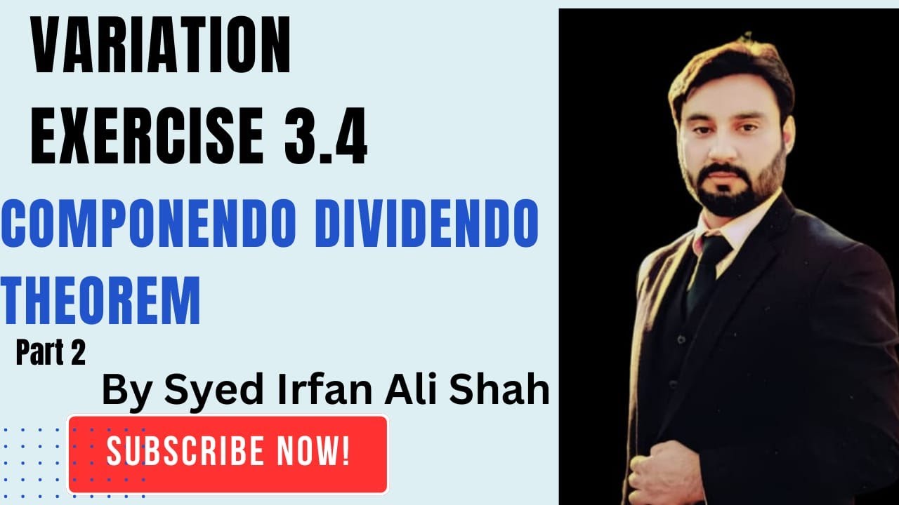 Exercise 3.4 Componendo-dividendo theorem/ maths class 10th - YouTube