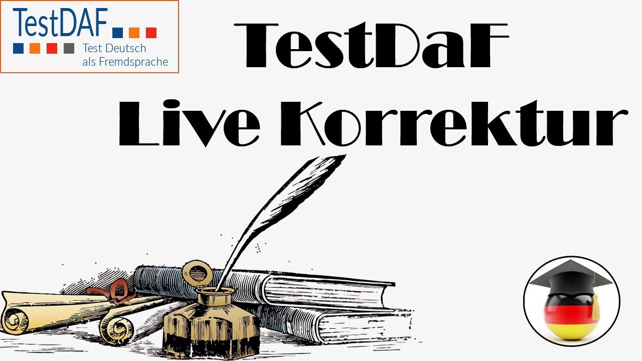 TestDaF. Schriftlicher Ausdruck. Live Korrektur. Mehr Sportunterricht ...