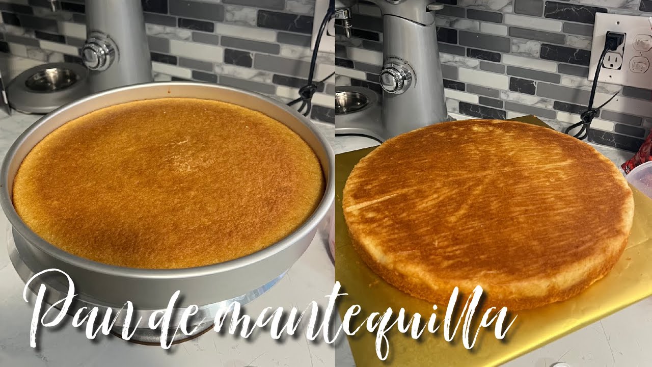 COMO HACER PAN DE MANTEQUILLA 🧈 PARA PASTELES SECOS PASO A PASO | IZA ...