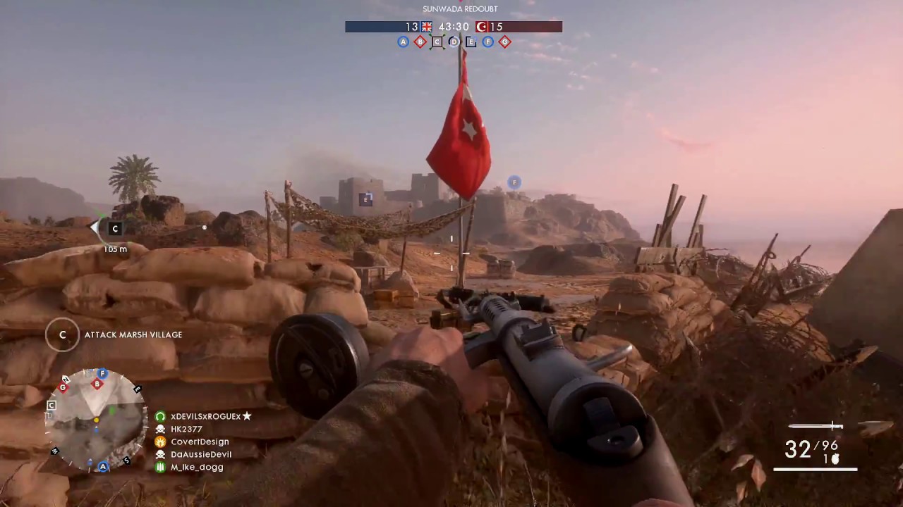 BF1 PS4 - First Conquest Round - YouTube