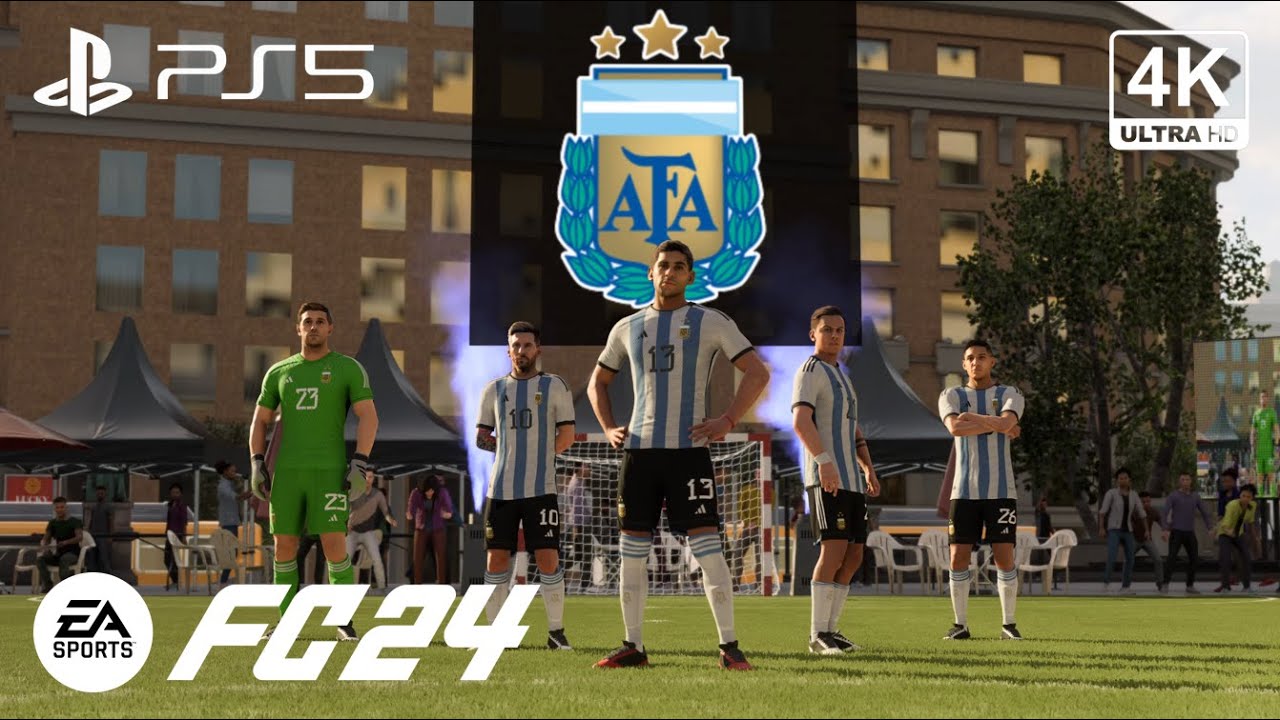 FC 24 FUTSAL | Argentina vs Portugal | Messi vs Ronaldo - YouTube