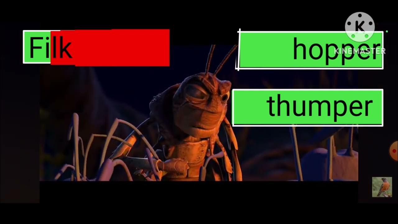 a bug's life filk vs hopper final battle heatlhbars - YouTube