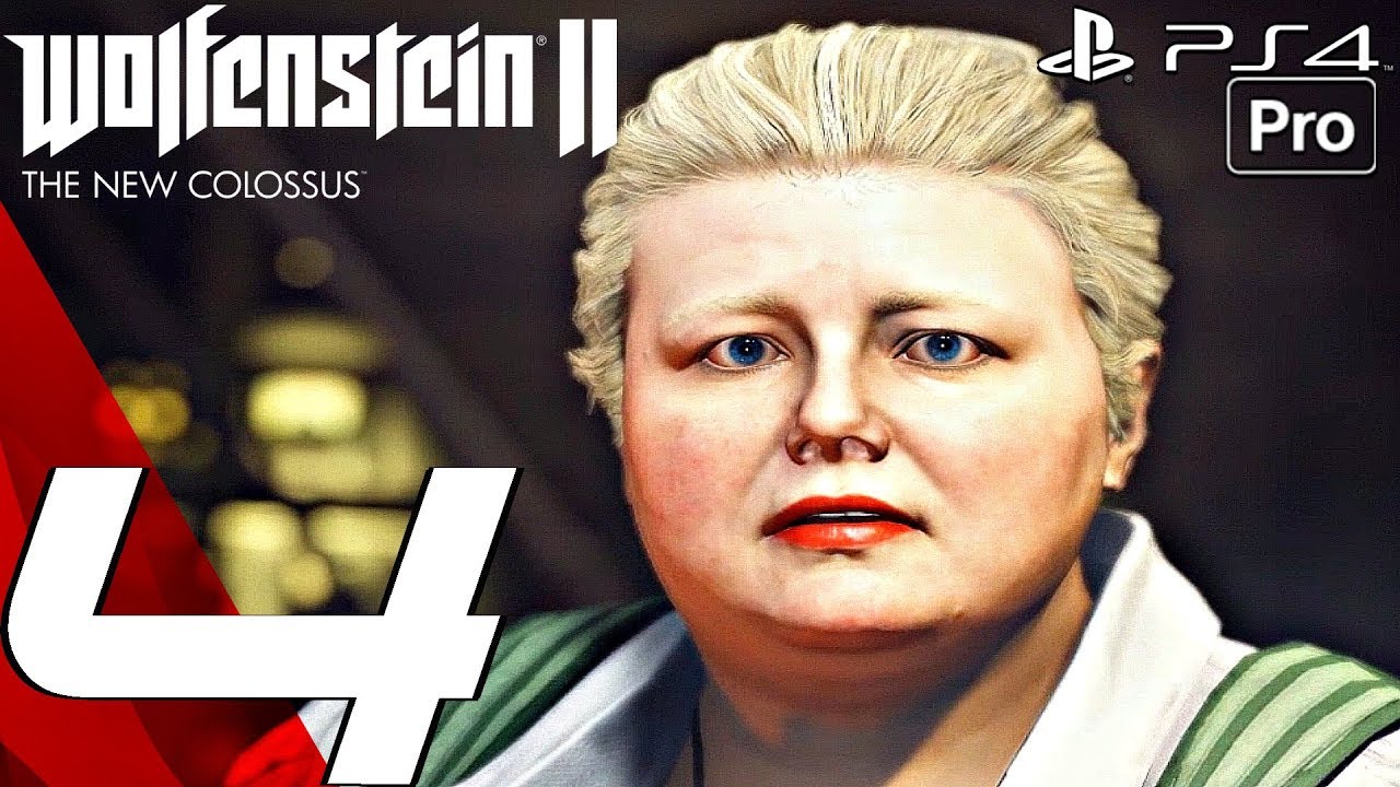 Wolfenstein 2 New Colossus Gameplay Walkthrough Part 4 Resistance
