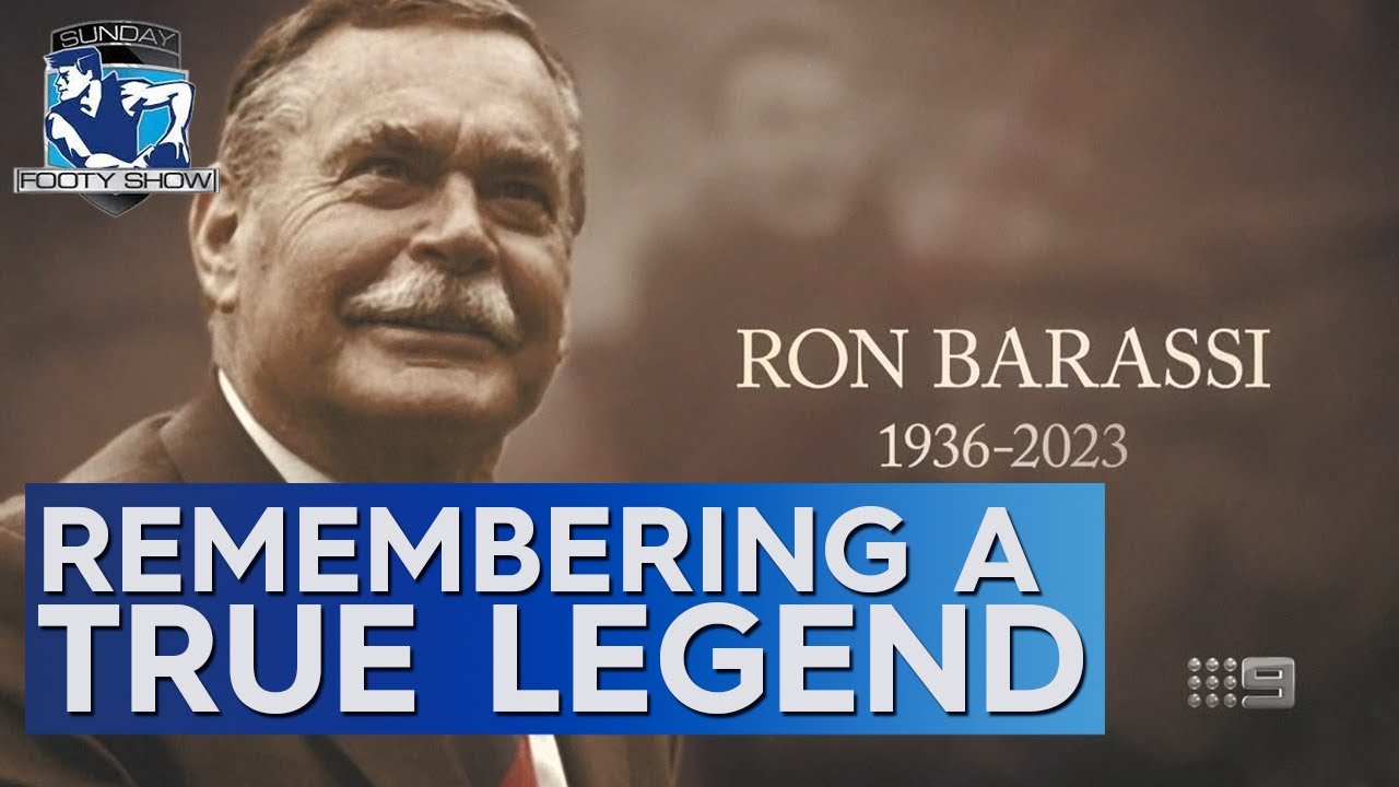 Our tribute to an icon of the game, the late Ron Barassi - Sunday Footy ...