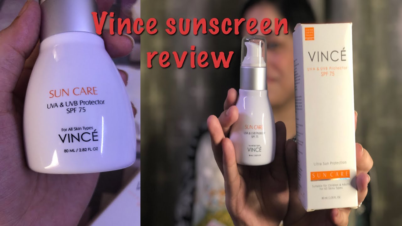 Sunblock or Sunscreen | Vince Sun Care review - YouTube