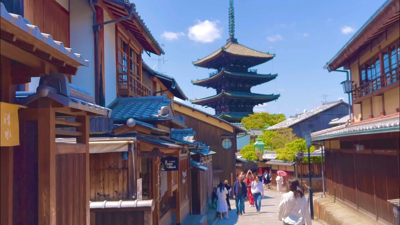 京都の通りを歩く Youtube
