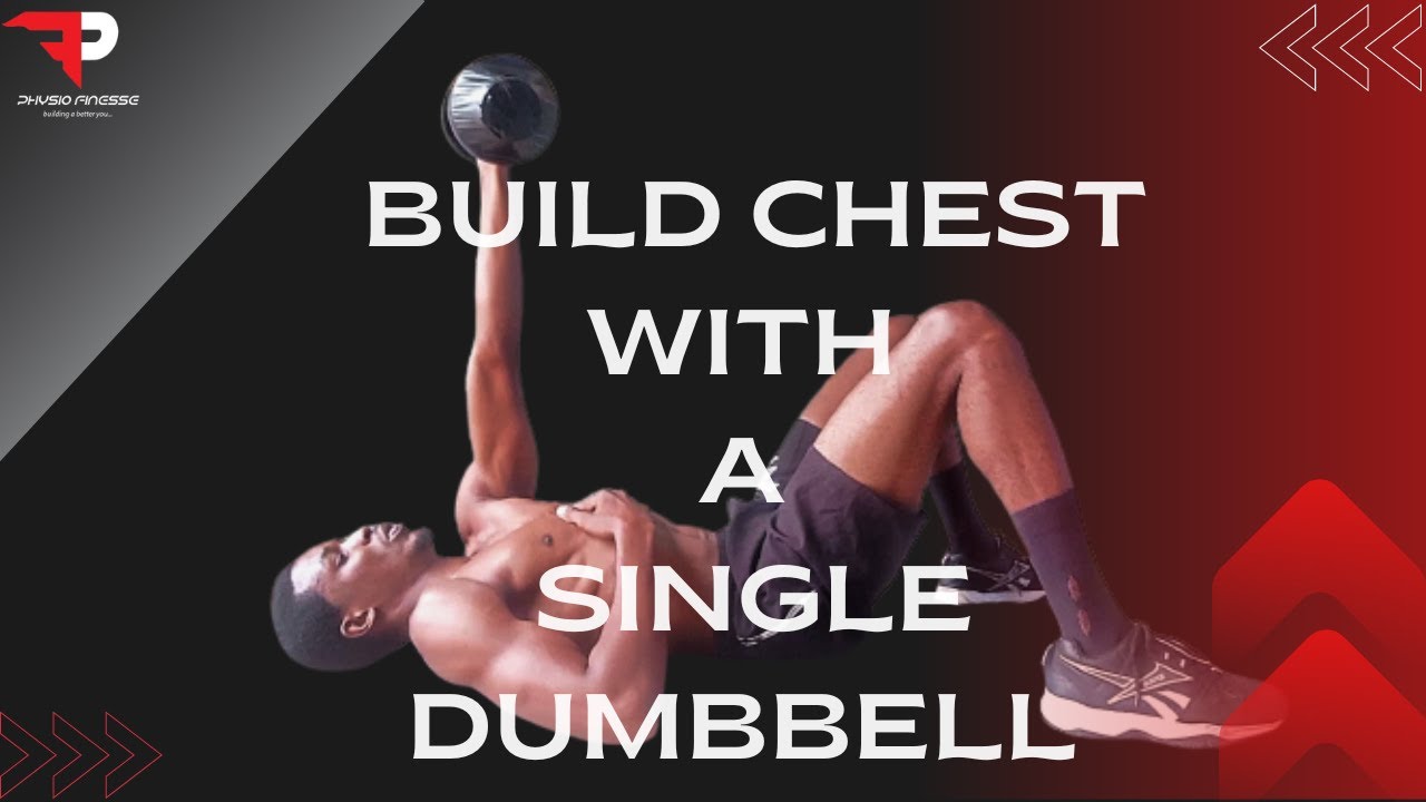 Single Dumbbell Chest Workout| Floor Press Variations for Targeting ...