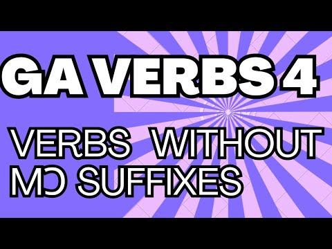 GA VERBS 4 || VERBS WITHOUT MƆ SUFFIXES IN THE GA LANGUAGE - YouTube