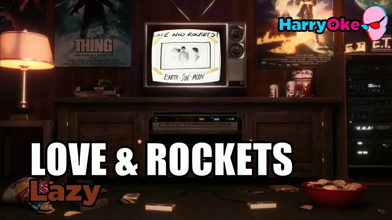 Love And Rockets - Lazy V2 (Karaoke with Lyrics) - YouTube