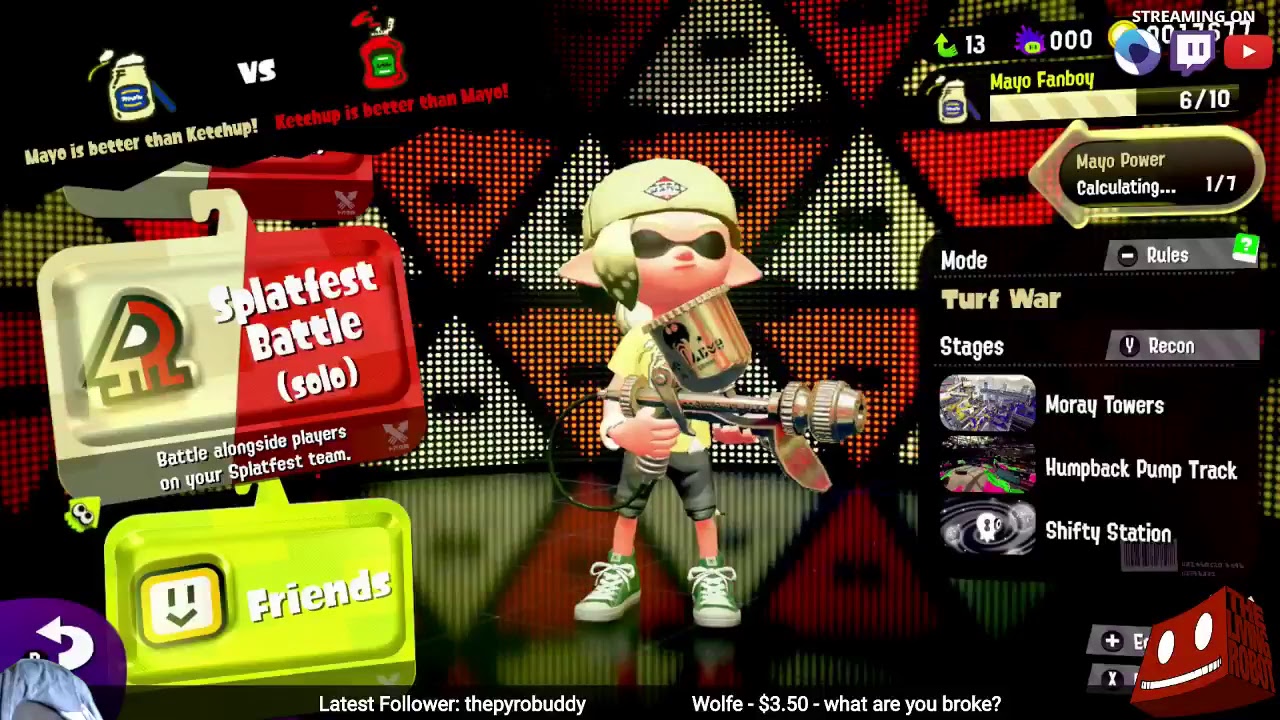 TEAM MAYO - Playing Splatoon 2 on Switch! - YouTube