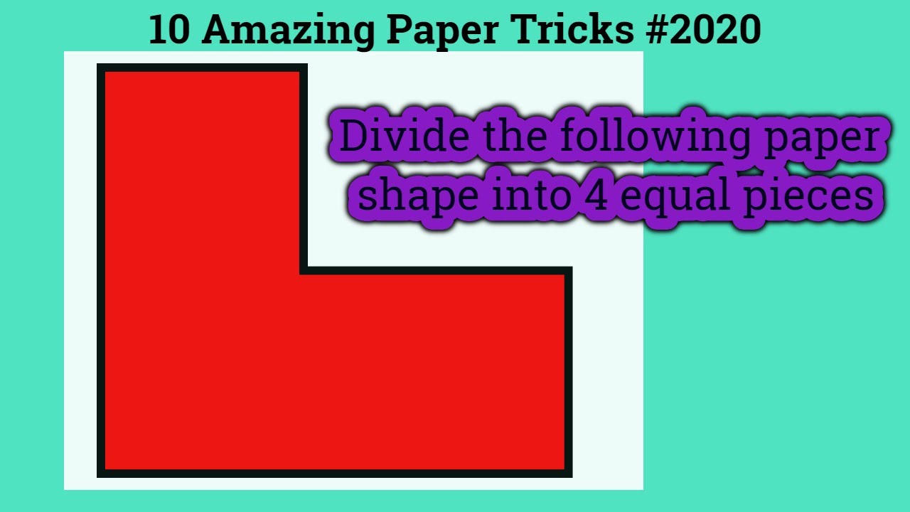 10 Amazing Paper Tricks #2020 !!FANTASTIC THINGS CAN BE MADE WITH PAPER ...