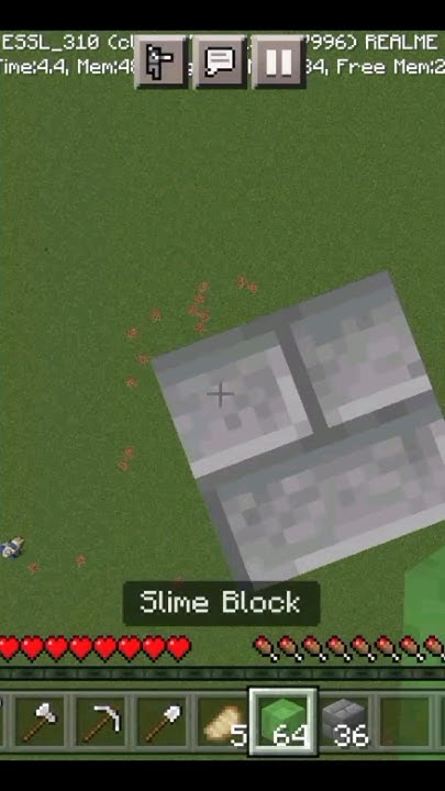 Slime Block clutch 😎💪💞 #slimeblock #minecraft #youtubeshort #viralshorts - YouTube