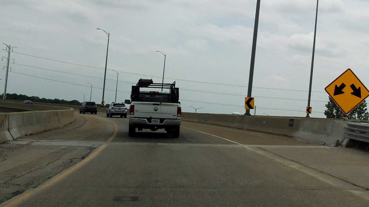 Veterans Memorial Tollway (Interstate 355 Exit 20) southbound ...