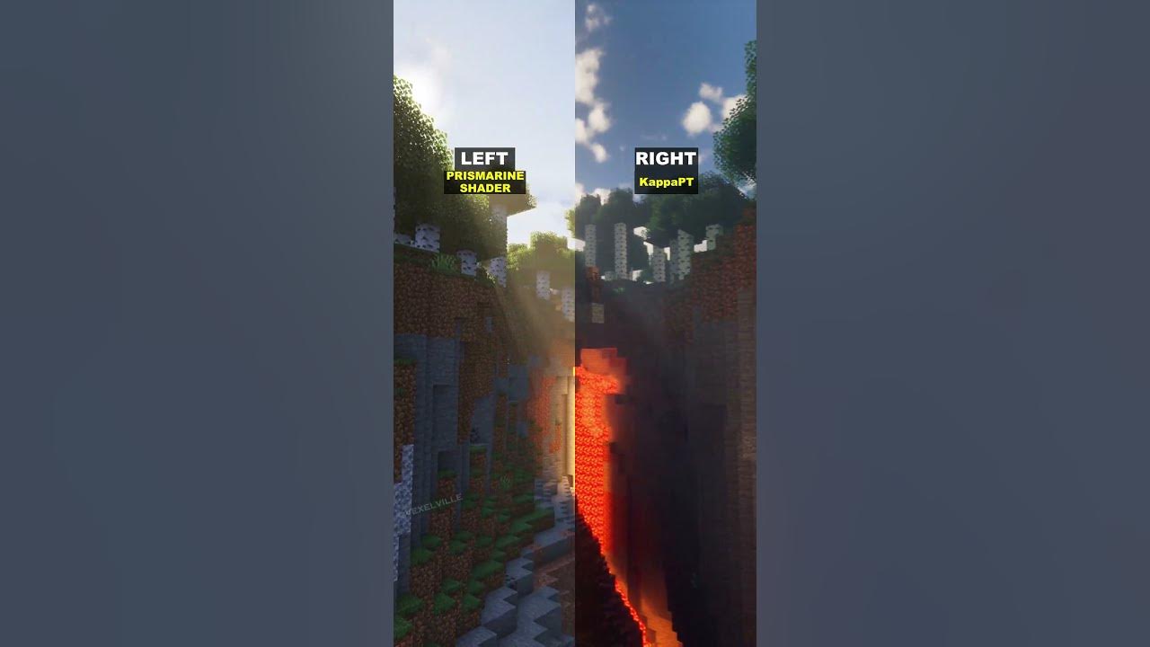 Choose Your Minecraft Lava Shaders 🔥 #shorts - YouTube