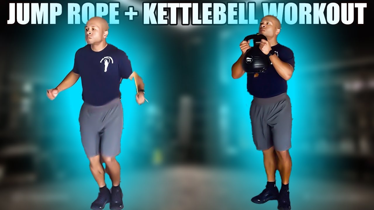 Steel Speed Cable Jump Rope and Kettlebell Workout - YouTube