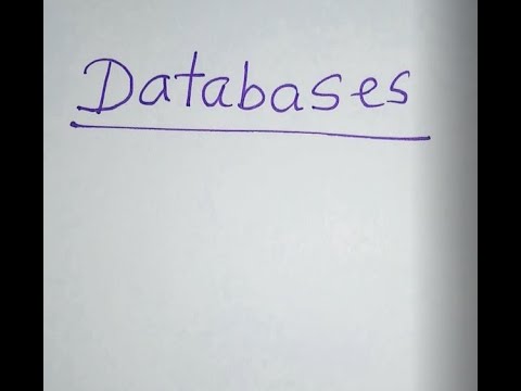 Databases in Sinhala -Introduction - YouTube