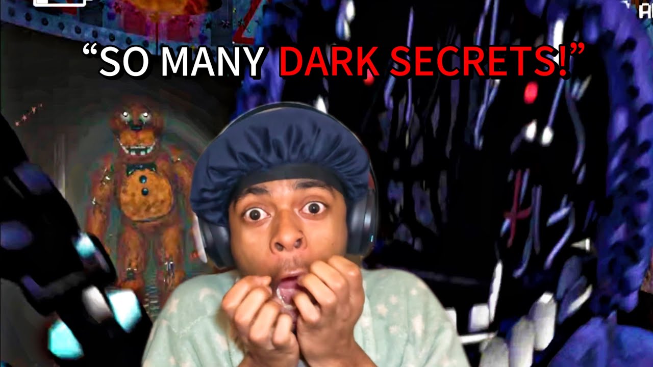 Discovering hidden MINI GAMES in FNAF that’s filled with DARK SECRETS ...
