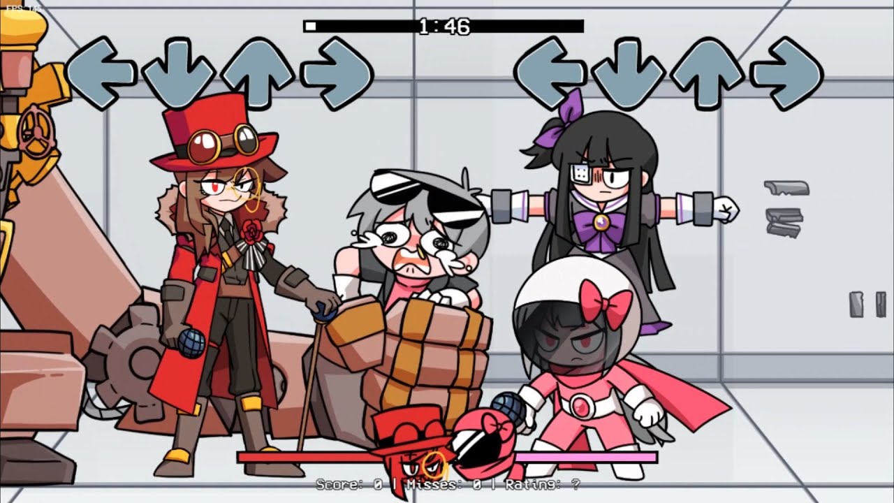 FNF vs Dr.Wardo (Sandbox Rangers) FULL WEEK | Friday Night Funkin ...