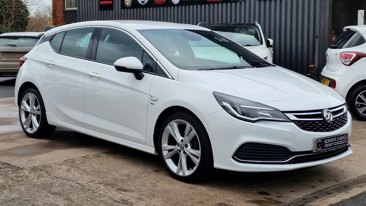 2017 (17) Vauxhall Astra SRI VX-Line 1.4T 5Dr in Summit White. 43k ...