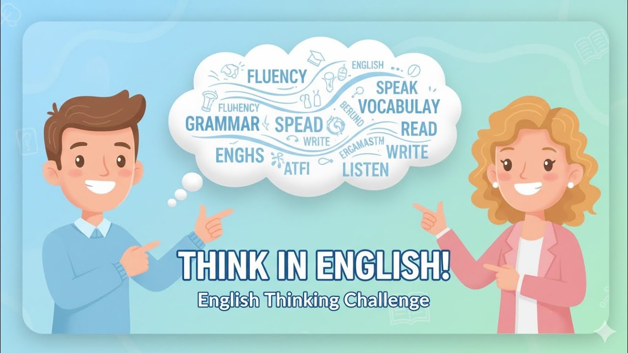 “Think in English! | The English Thinking Challenge for Real Fluency ...