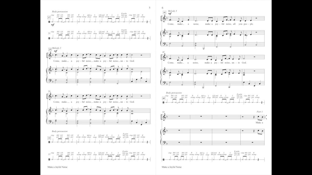 "Make a Joyful Noise" from Growing in Grace Anthem Series - YouTube