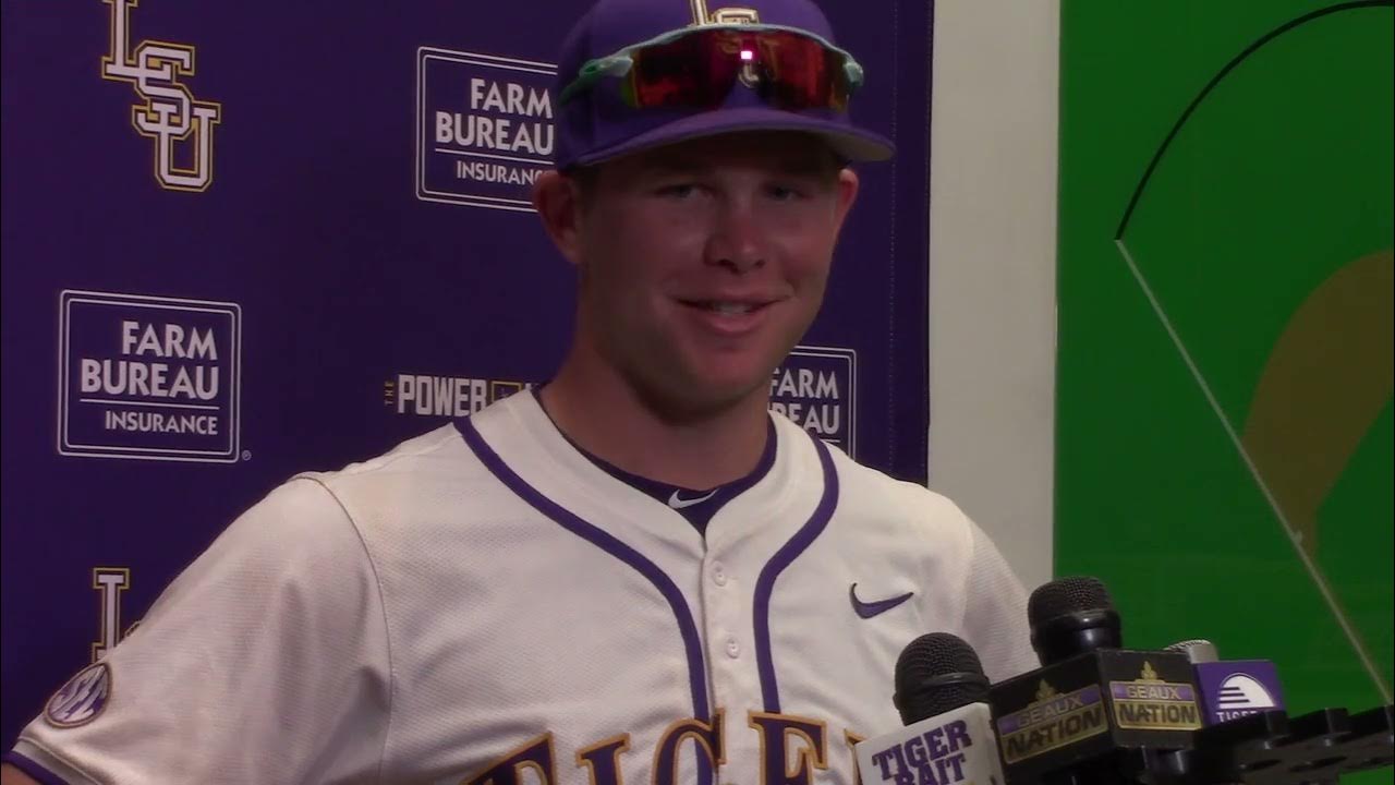 LSU catcher Brady Neal UNO postgame interview - YouTube