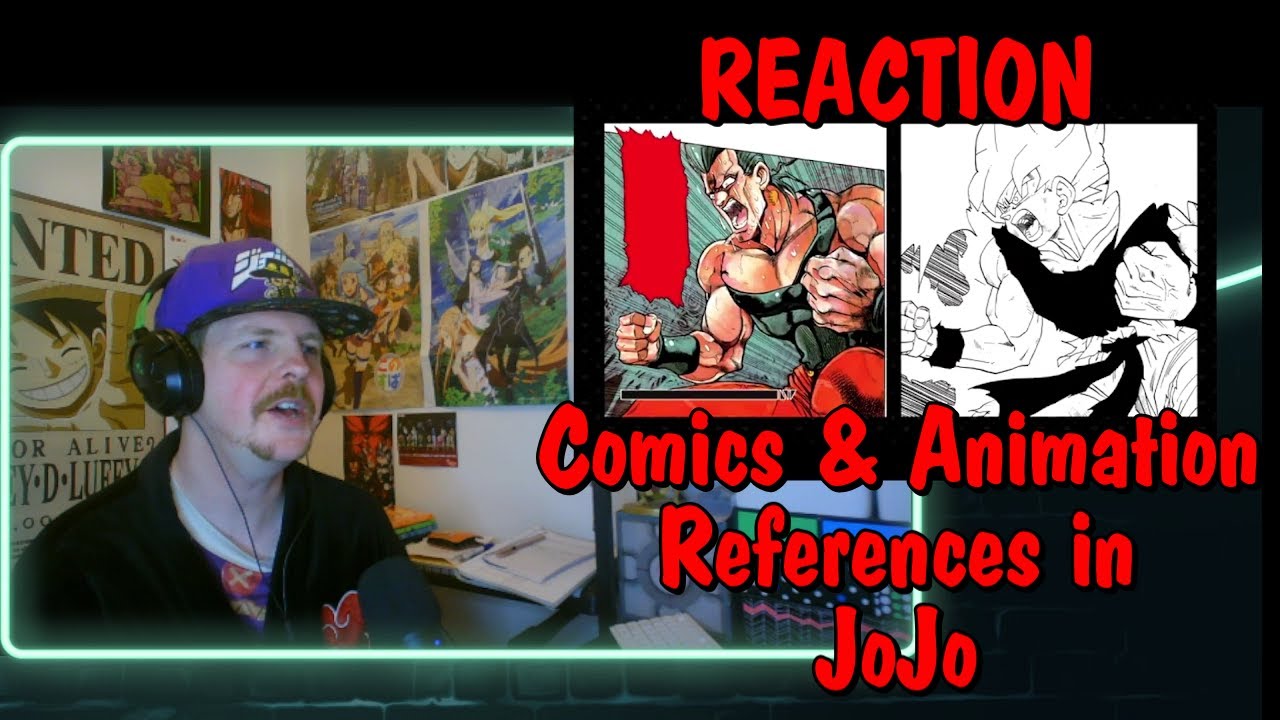 Comics & Animation References in JoJo REACTION - YouTube