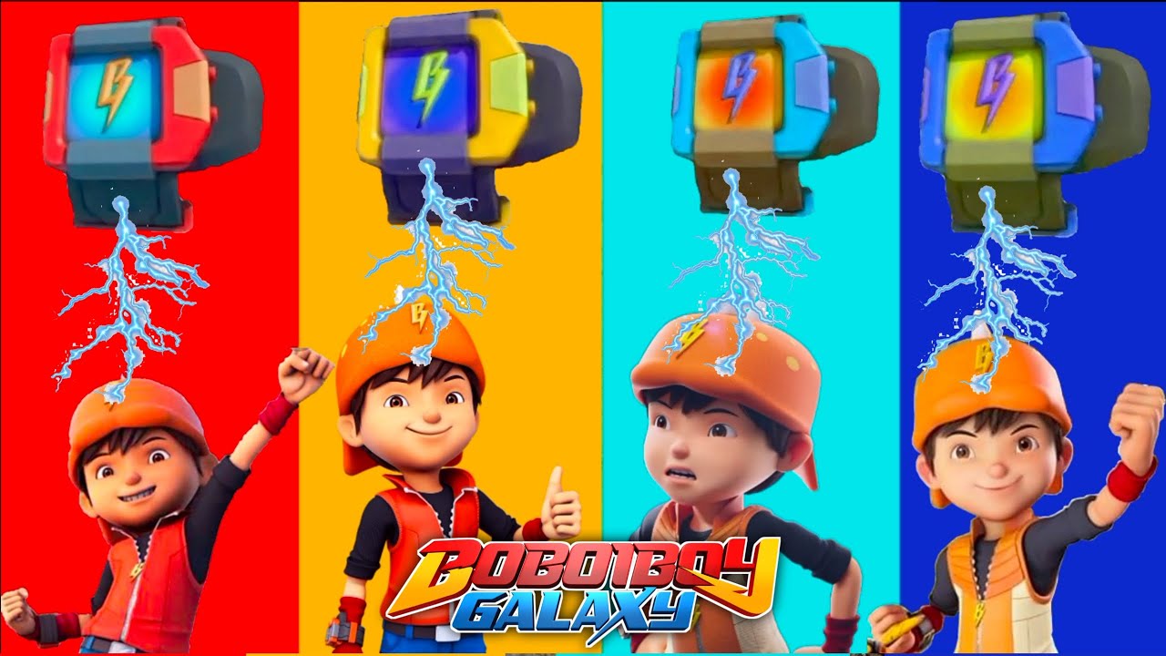 4 kekuatan terbaru boboiboy galaxy dari jam kuasa ocobot - YouTube