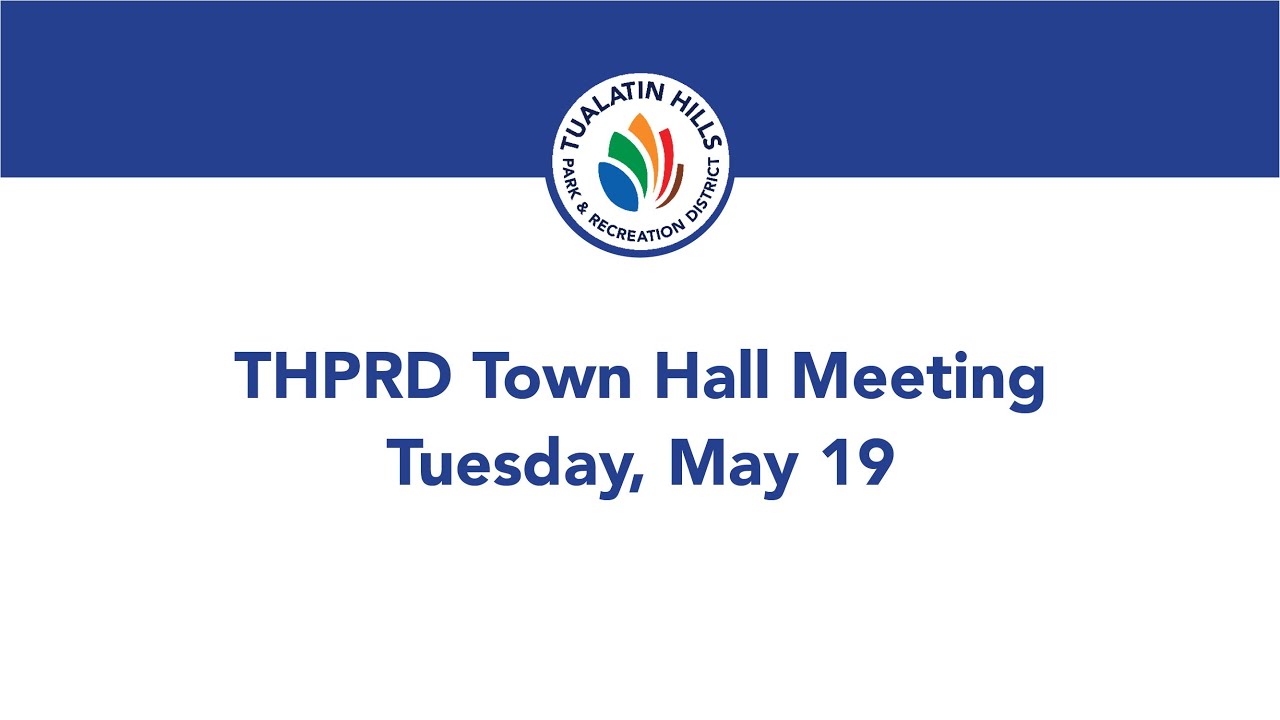 THPRD Town Hall - YouTube