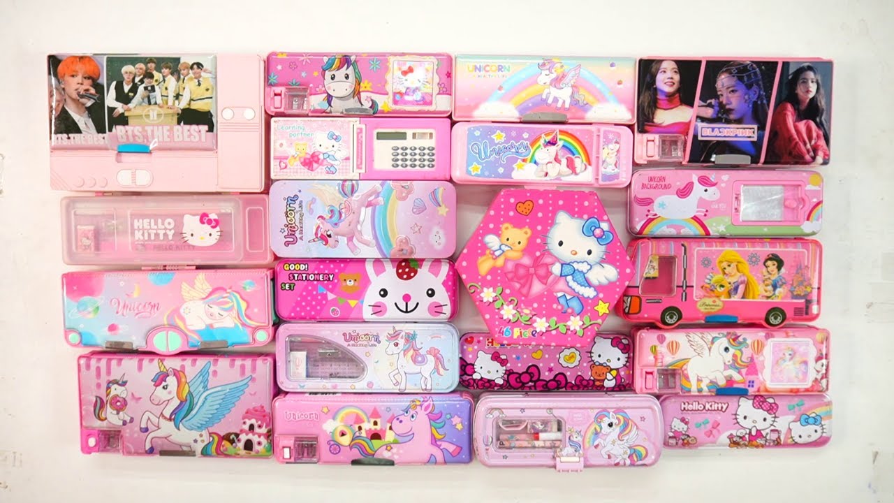 hello kitty stationery collection 😁 geometry,unicorn,hello kitty,pencil ...