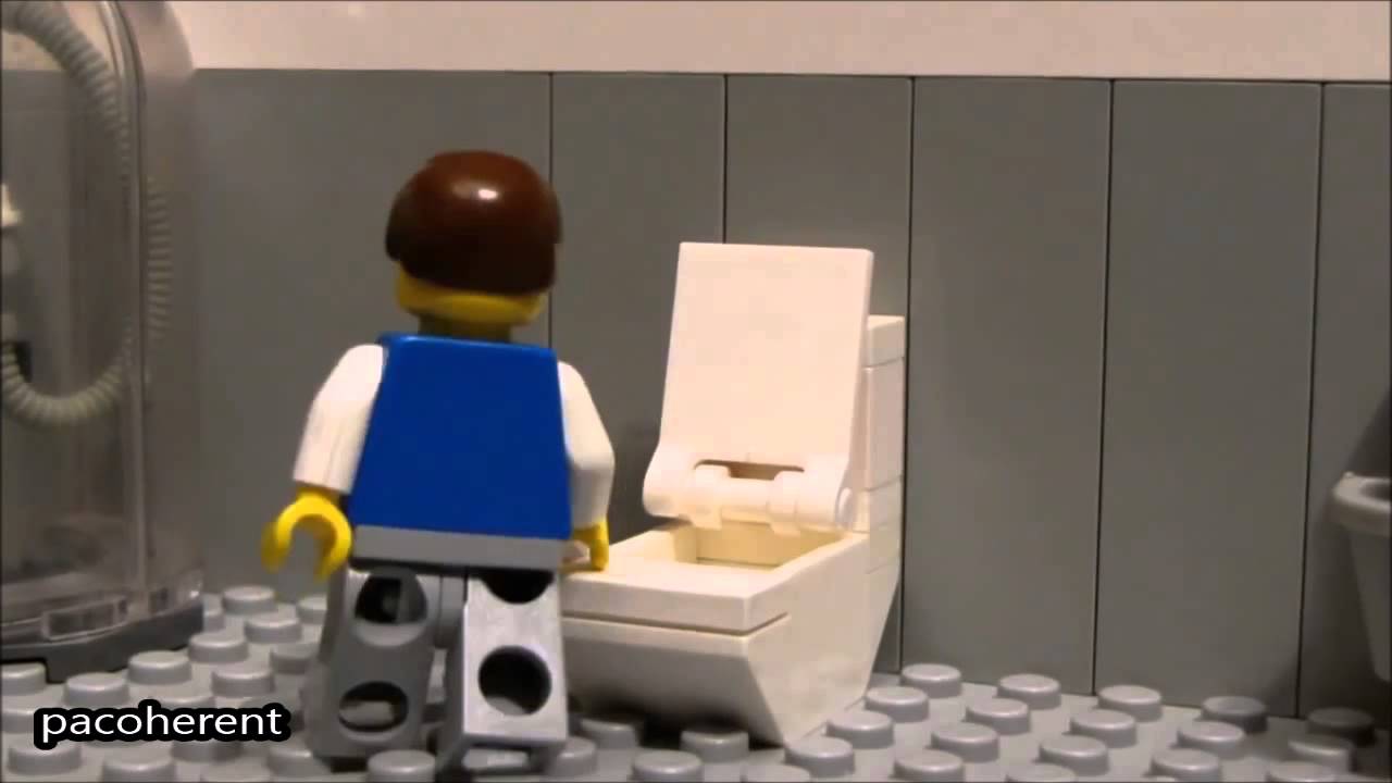 lego wc lego au toilette merde - YouTube