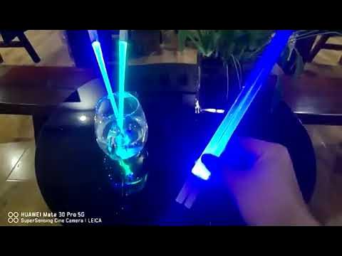 Цветные светодиодные светящиеся палочки для еды,суши NEW!!! - YouTube