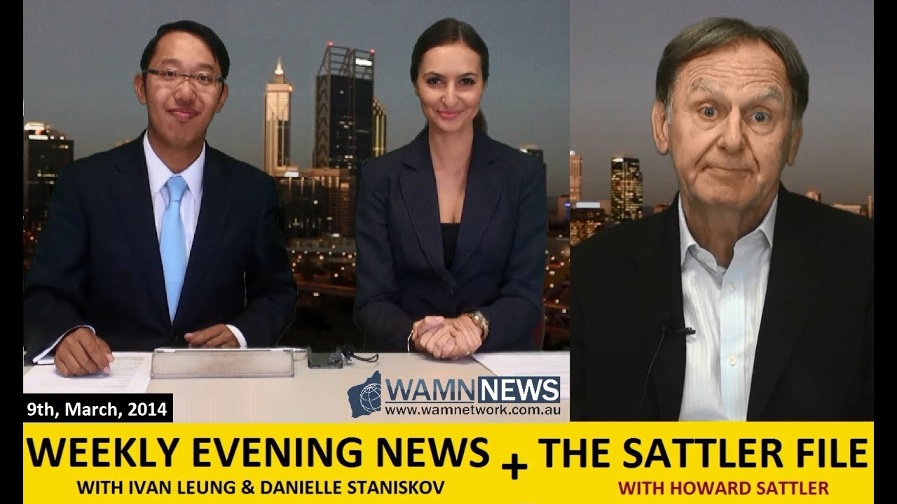 (9th, March) Evening News + Howard Sattler - [Shark Cull + Swan Valley ...