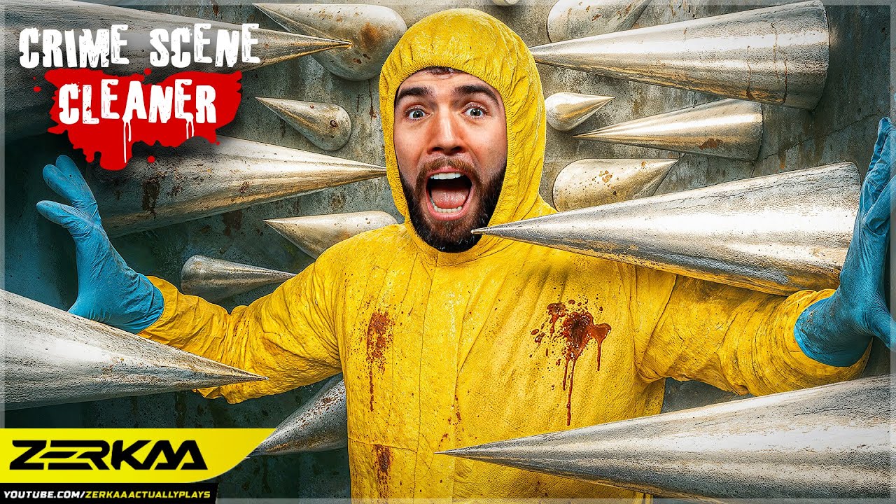 CLEANING AN ESCAPE ROOM (Crime Scene Cleaner #16) - YouTube
