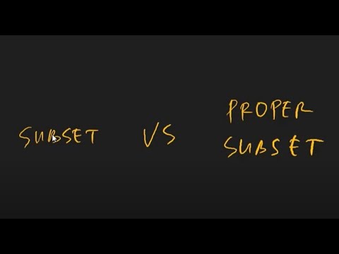 #3 Subset VS Proper Subset (himpunan-3) - YouTube