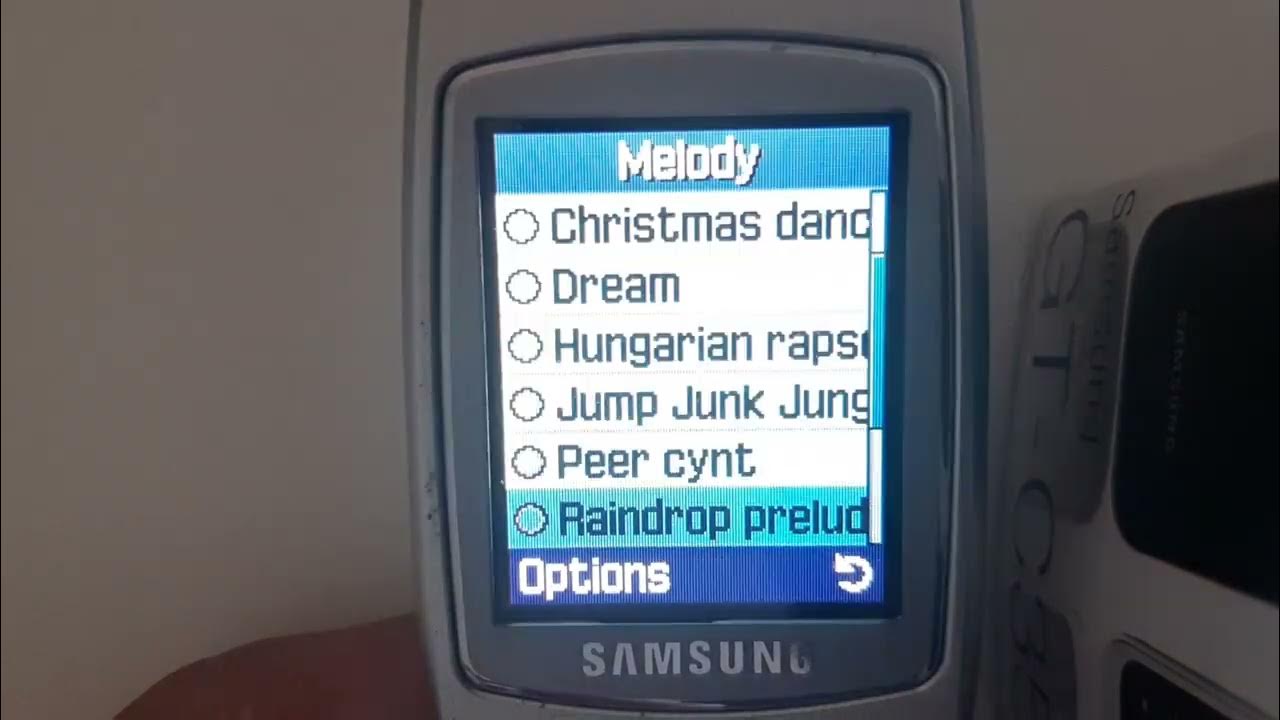 Samsung SGH-S500 - Downloaded melodies - YouTube