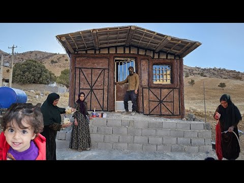 ⛰️🪨 A Home Carved from Stone; Asghar and Shokat Work to Build a Shelter in the Mountains ❤️🏡