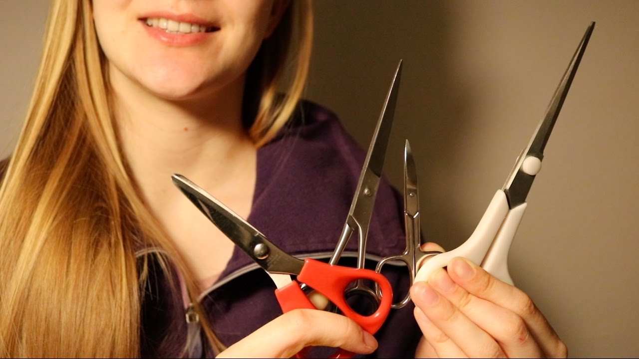 ASMR Fast Scissor Sounds Snip, Snip, Snip - YouTube