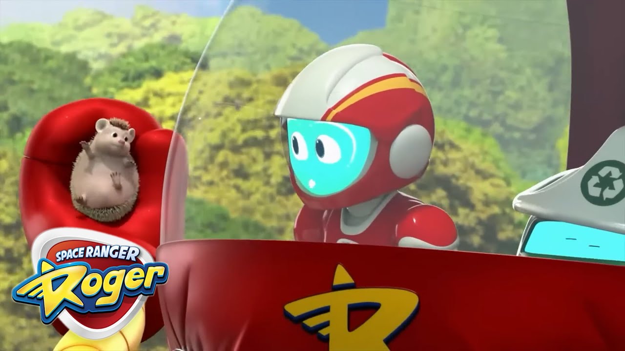Space Ranger Roger's Bouncy Hedgehog Rescue | Funny Kids Cartoon Video ...