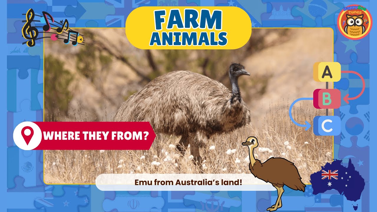 ABC Farm Animals Song for Kids - Where They Come From? | Learn Animal ...
