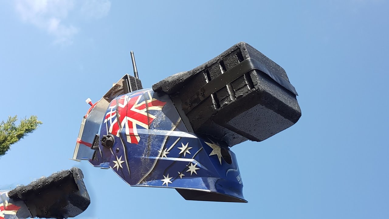 fpv helmet, world's first FPV helmet. its better than fpv goggles. step ...